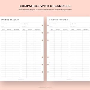 Savings Tracker Printable, Savings Challenge Printable, Saving Goal ...