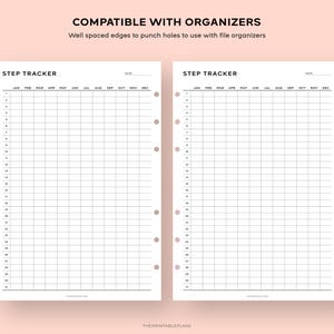 365 Day Step Tracker Printable, Walking Tracker, Walking Log, Daily ...