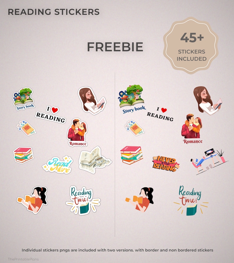 Reading Planner Bundle Printable Reading Journal Reading - Etsy