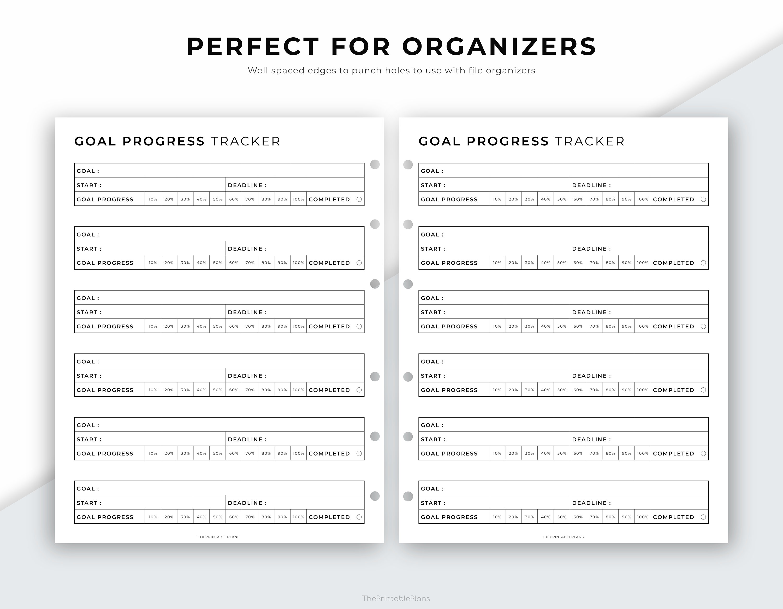 Goal Progress Tracker Printable, Goal Tracker Worksheet, Milestone ...