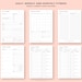 Printable Health and Fitness Planner Bundle, Fitness Journal, Diet ...
