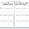 Yearly Tasks, Yearly to Do List, Yearly Planner, Annual Planner ...