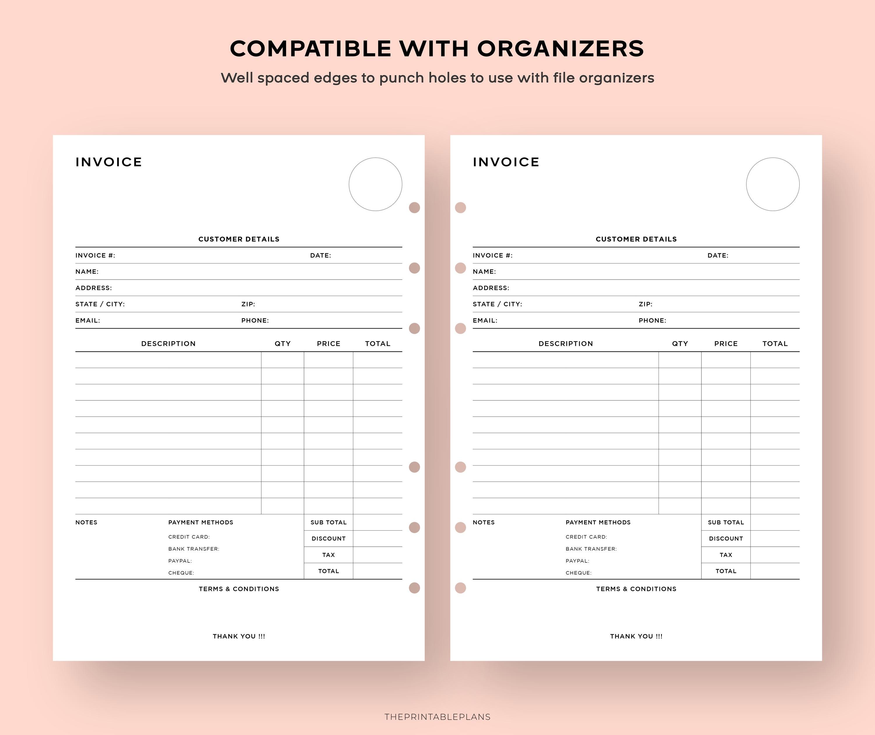 Invoice Template, Receipt Form, Small Business, Receipt Order, Job ...