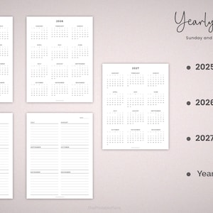 Printable Planner, Personal Planner Bundle, Daily Weekly Monthly ...