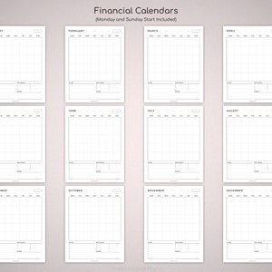 Printable Planner, Finance and Budget Planner Bundle Printable, Savings ...