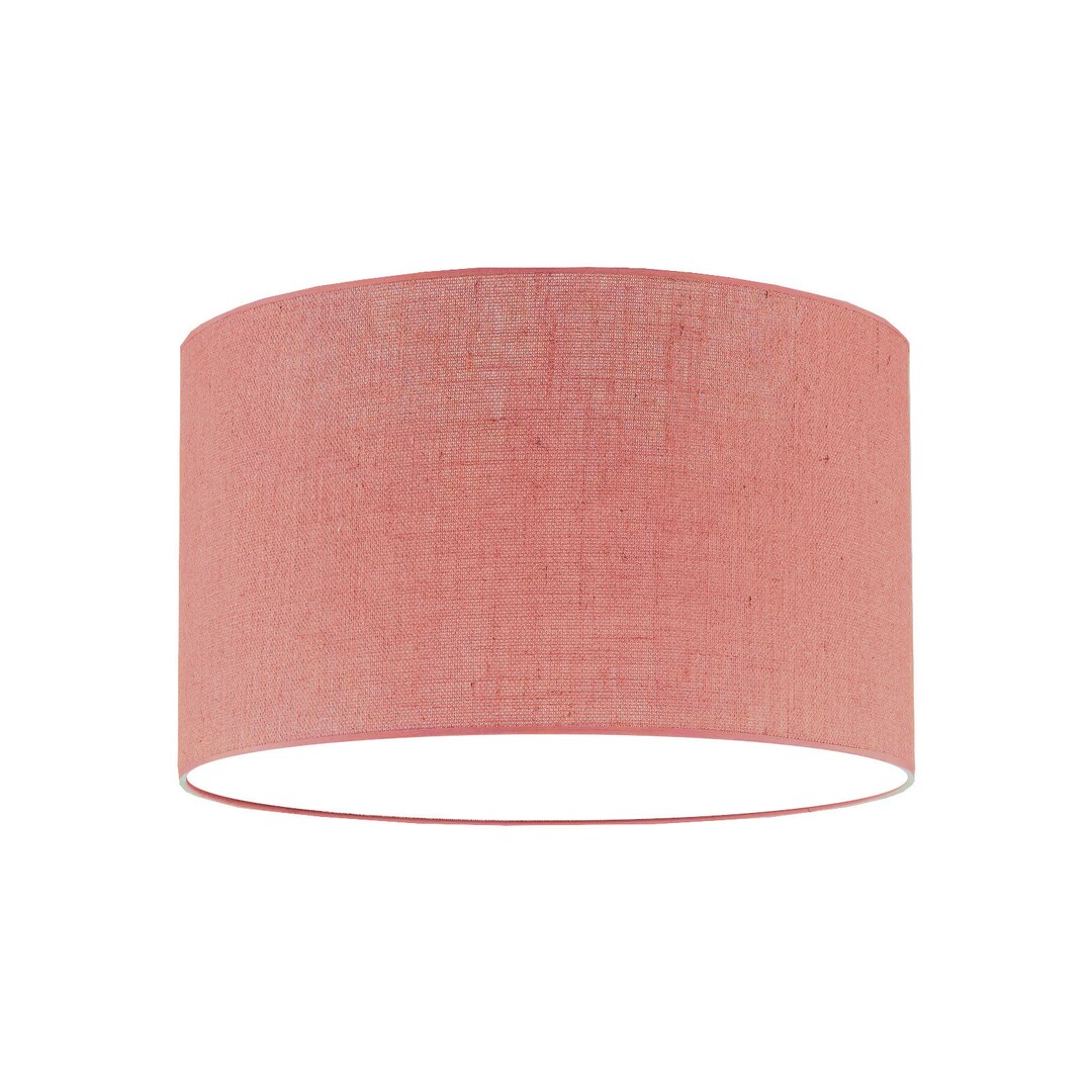 Lampshade nordik Linen Old Pink Ceiling Lamp Light Ceiling Light ...