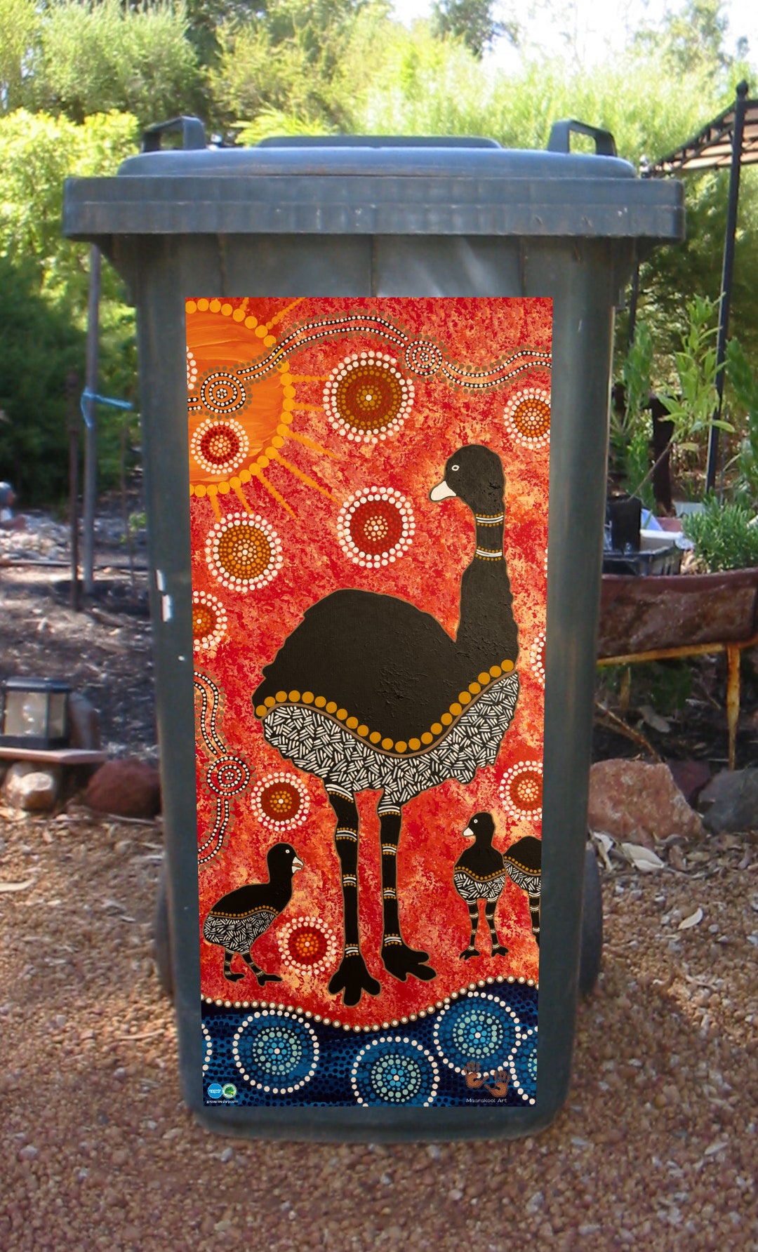 Surviving Bushfires Wheelie Bin Sticker - Etsy Australia