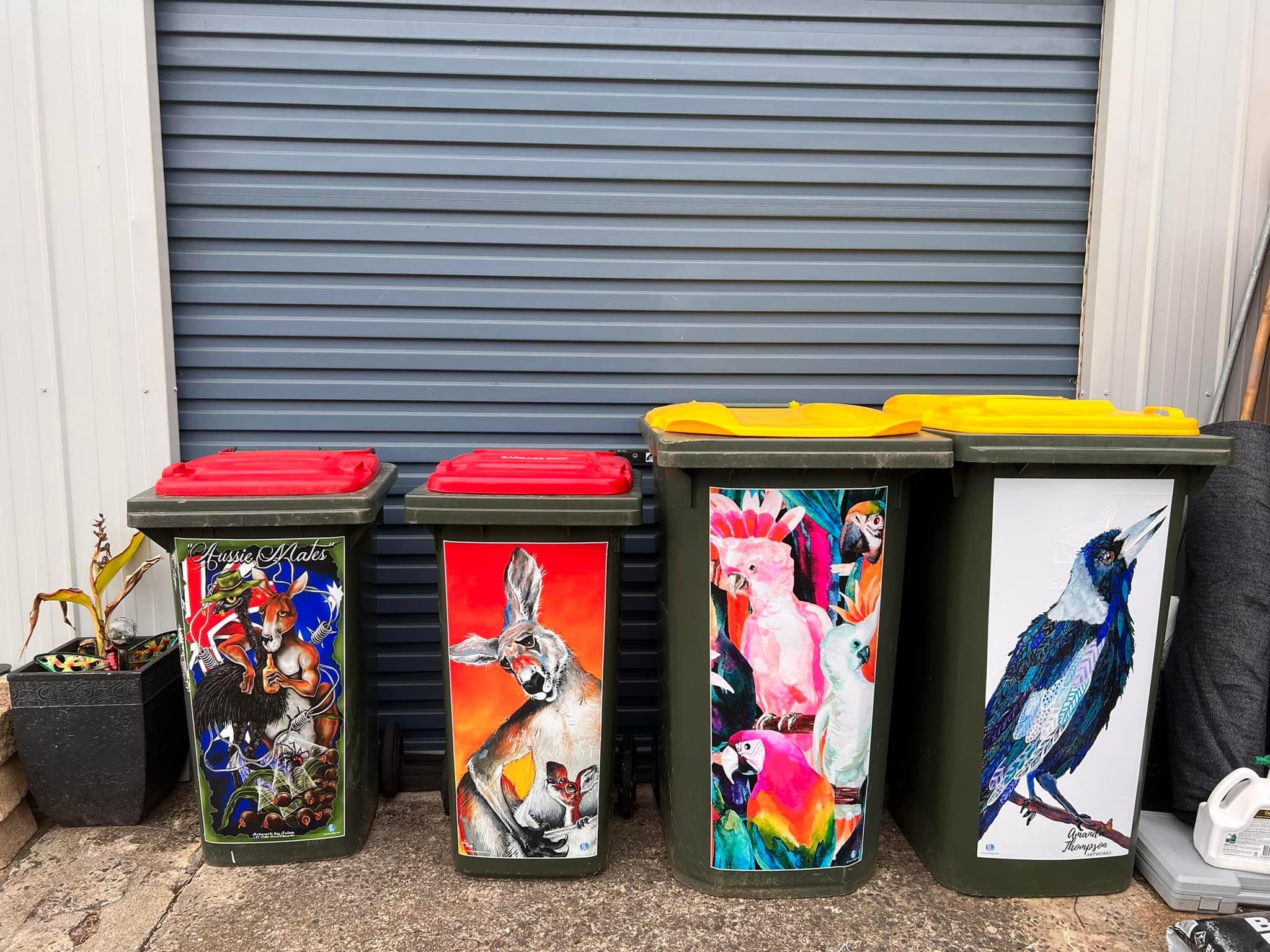 Bluey Wheelie Bin Sticker - Etsy Australia