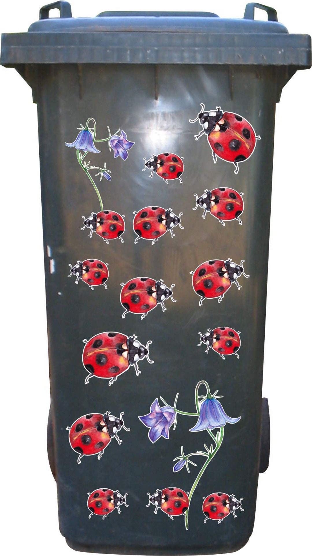 Individual Ladybird Stickers for Your Wheelie Bin - Etsy