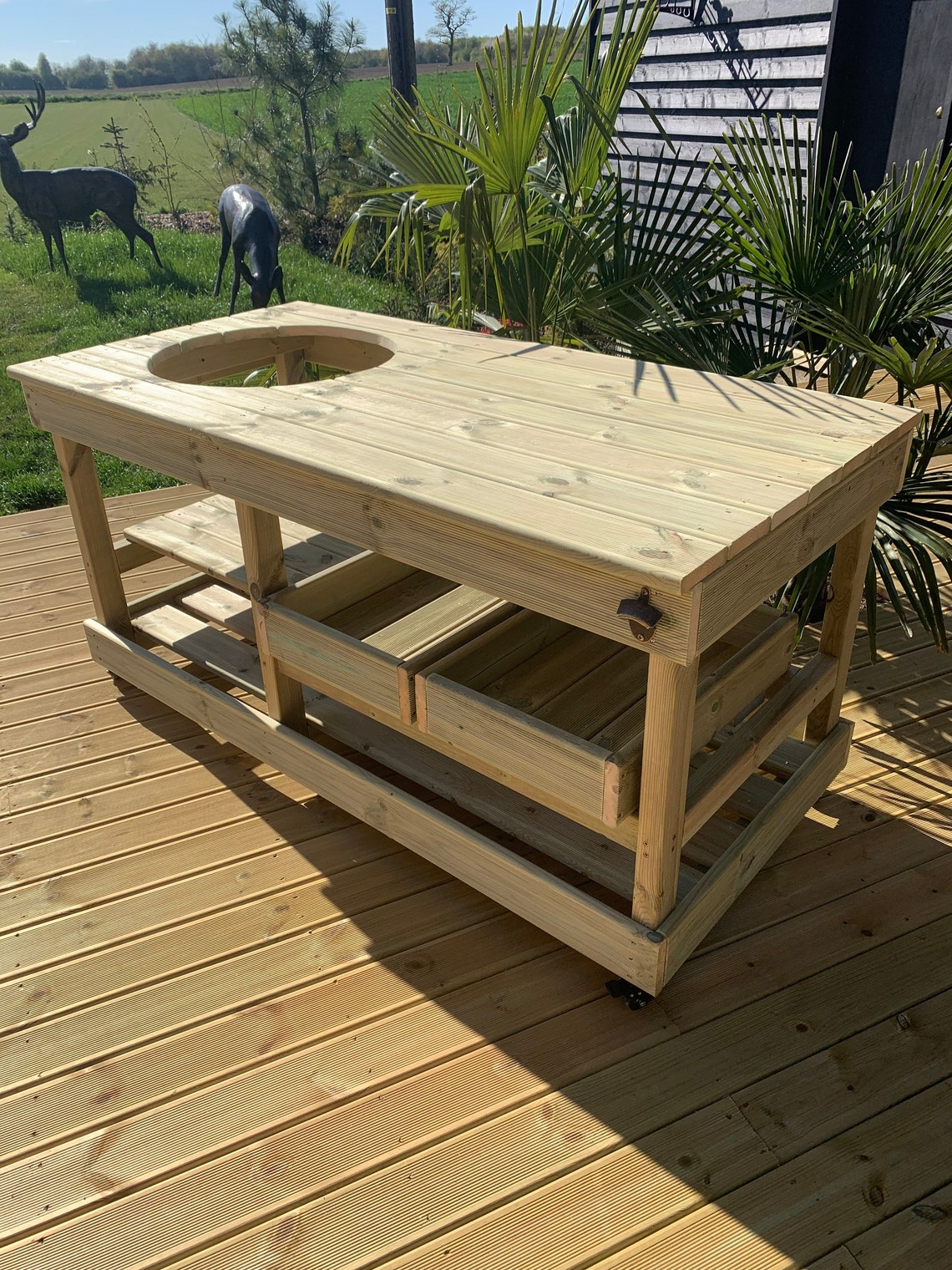 Kamado Joe Gardenline Egg Table With Storage Boxes - Etsy UK