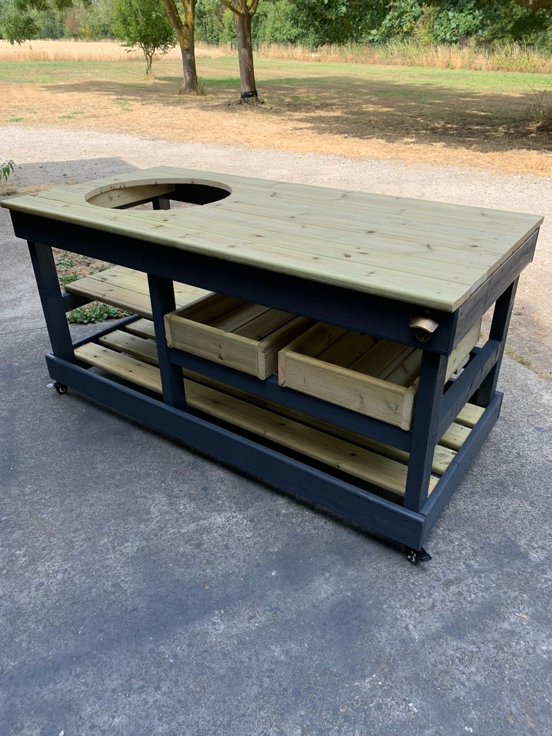 Kamado Joe Gardenline Egg Table With Storage Boxes - Etsy UK