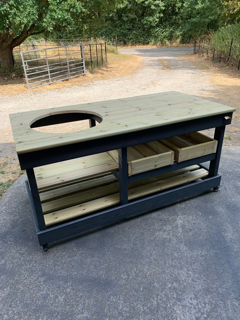 Kamado Joe Gardenline Egg Table With Storage Boxes - Etsy UK