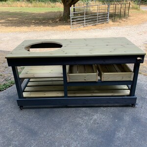 Kamado Joe Gardenline Egg Table With Storage Boxes - Etsy UK