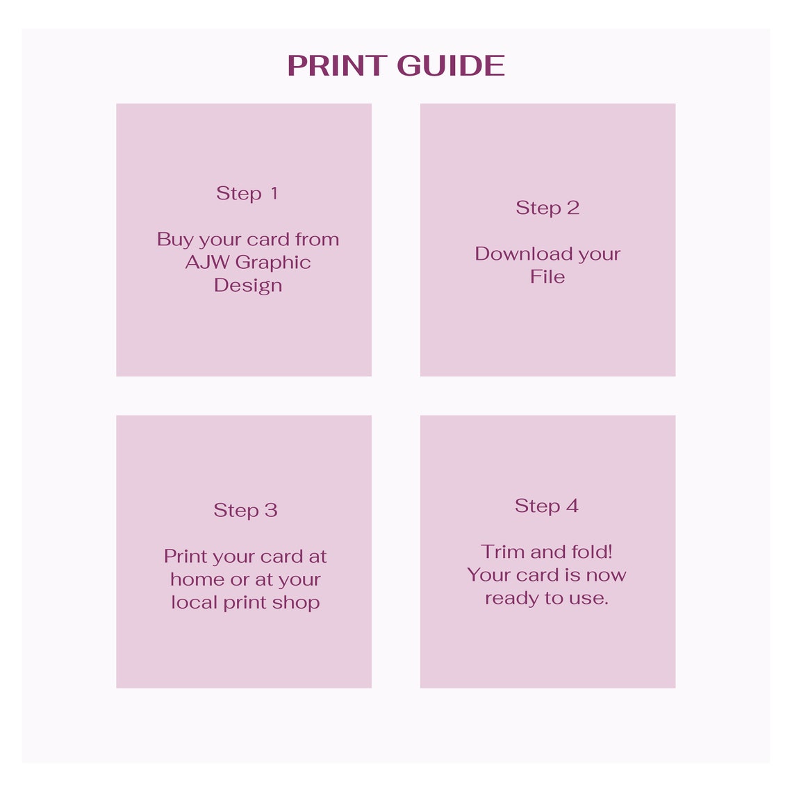 Printable Flower Card. 5" X 7" Card or A6 Card. Print This Pretty Card ...