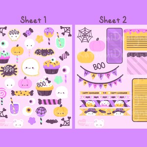 Cute Halloween Digital Stickers | Spooky Season Goodnotes Stickers ...