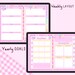 Digital Planner 2022 2023 Undated Digital Planners Pink Strawberry ...