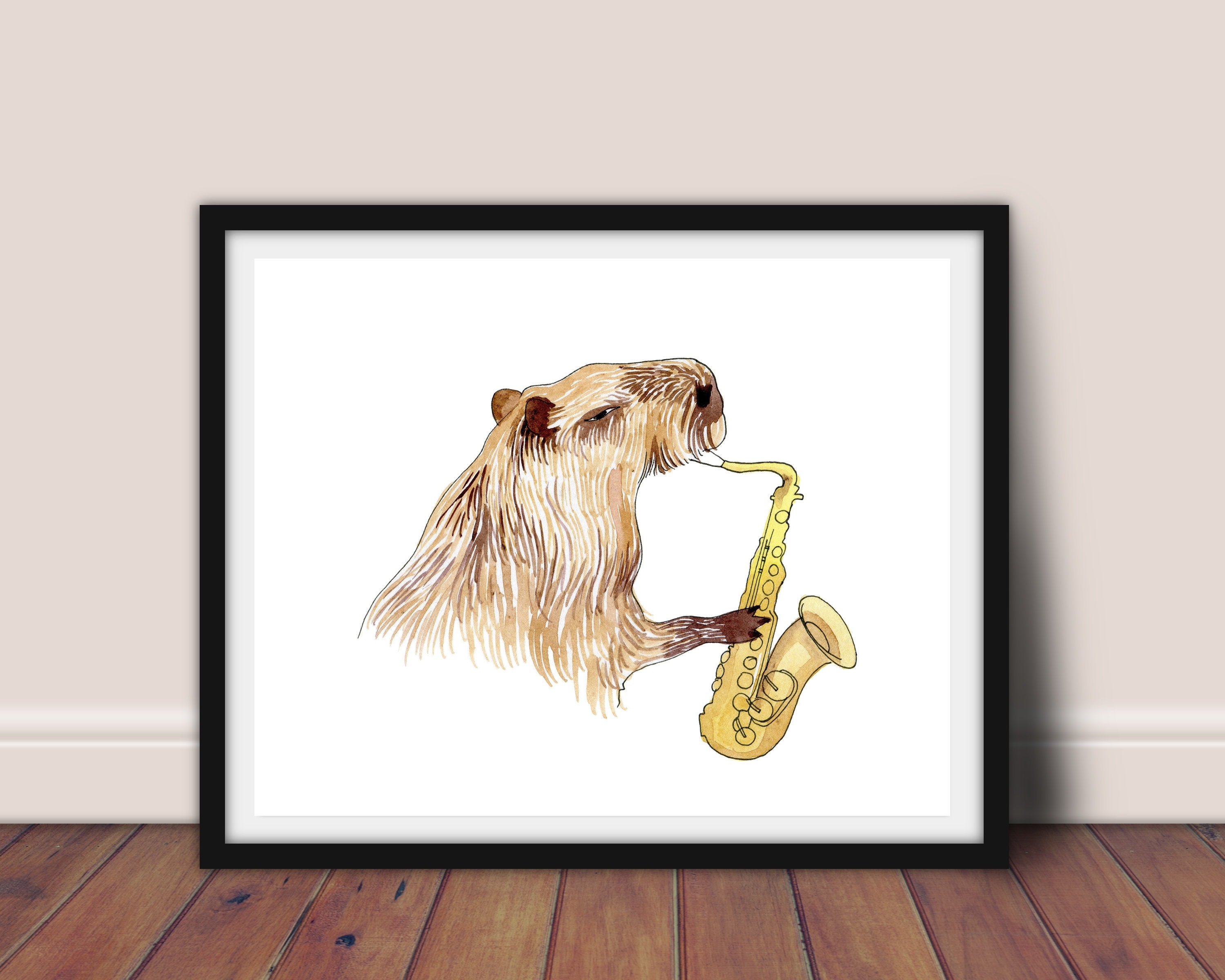 Animal Playing Saxophone