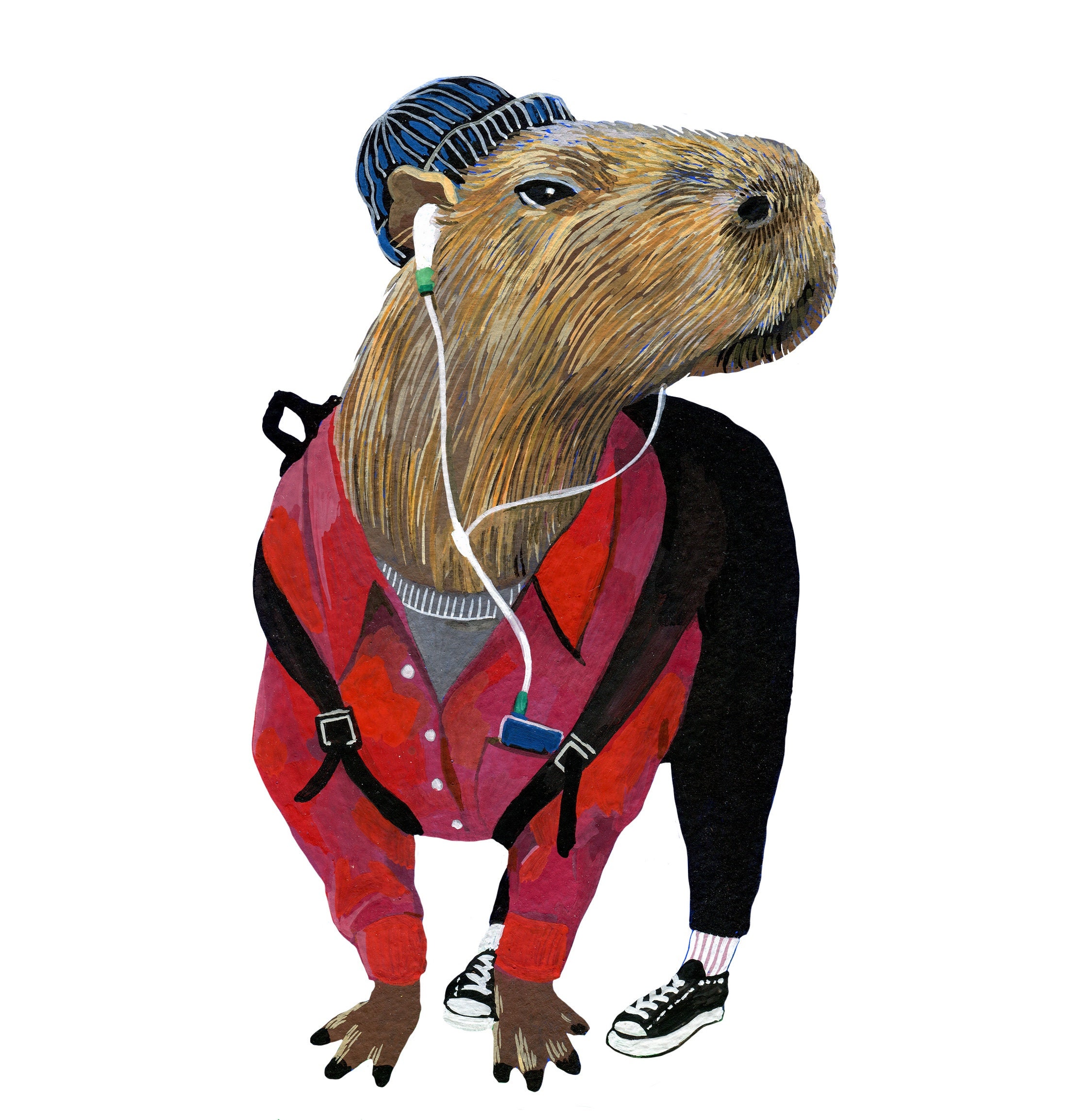 Portrait of You as a Capybara Instant Download Printable Art - Etsy