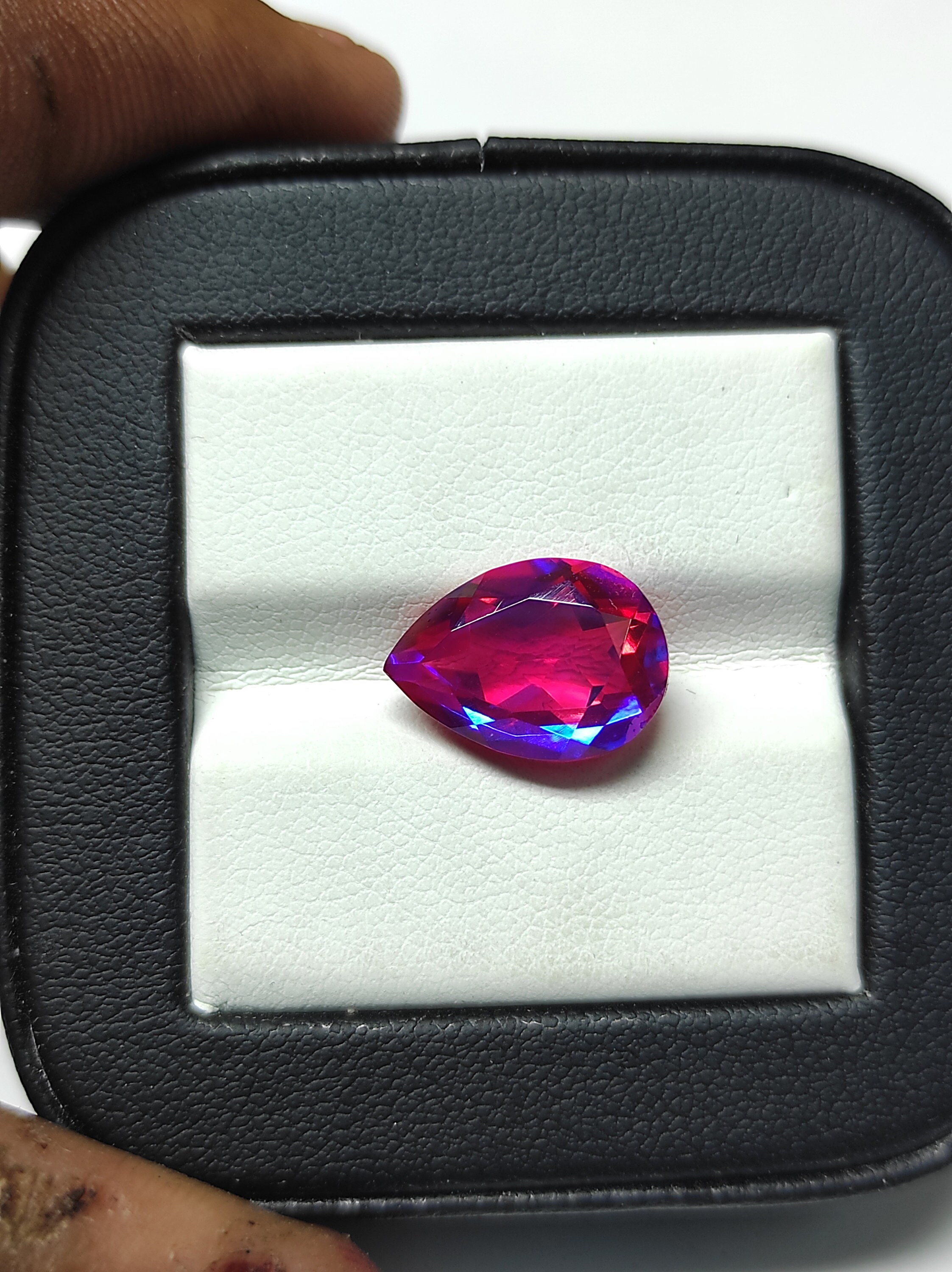 BEAUTIFUL PEACOCK GEMSTONE Doublet Peacock Quartz Gemstone - Etsy