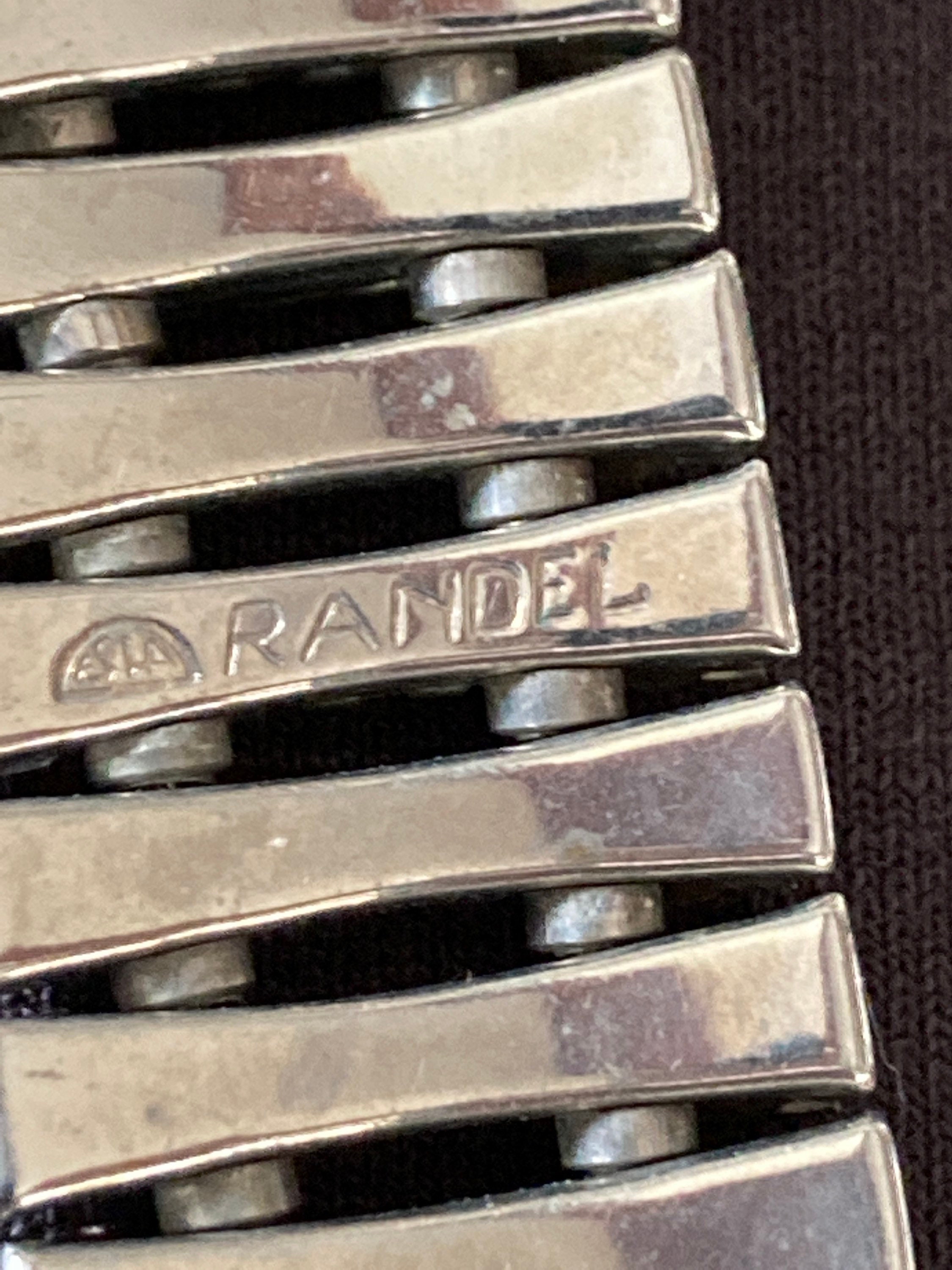 Vintage randel art Deco Channel Rhinestone Stunning Necklace and ...