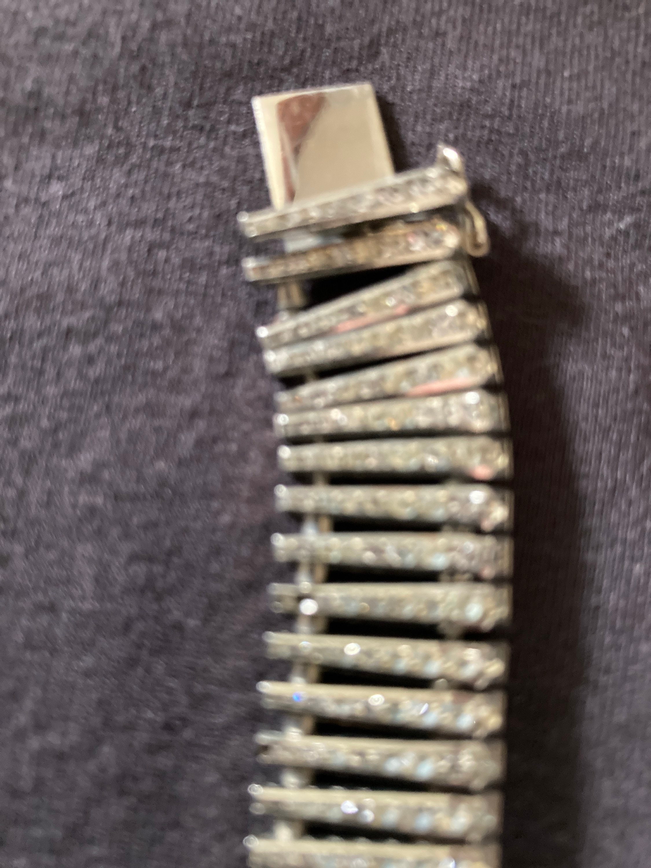 Vintage randel art Deco Channel Rhinestone Stunning Necklace and ...