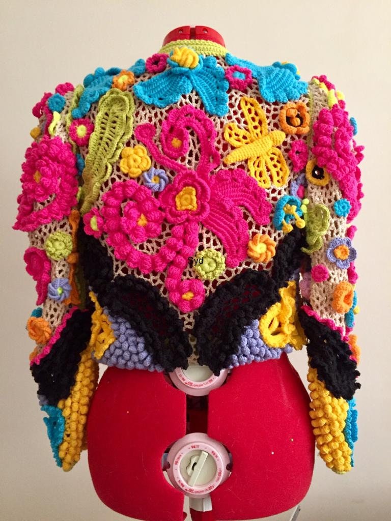 Cardigan Lace Crochet Irish Style - Etsy