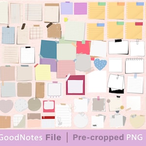 Goodnotes Sticky Notes Png, Digital Sticky Notes Set, Post It Note ...