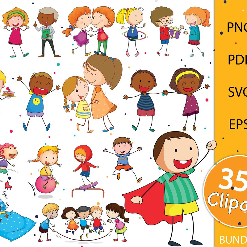 Cute Stick Figures - Etsy