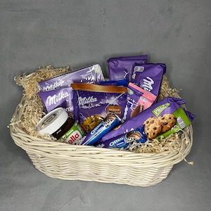 Handmade Wicker Gift Box Basket for MOM SISTER GIRL Christmas Gift ...