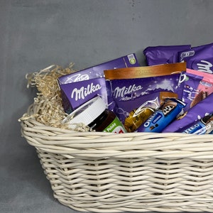 Handmade Wicker Gift Box Basket for MOM SISTER GIRL Christmas Gift ...