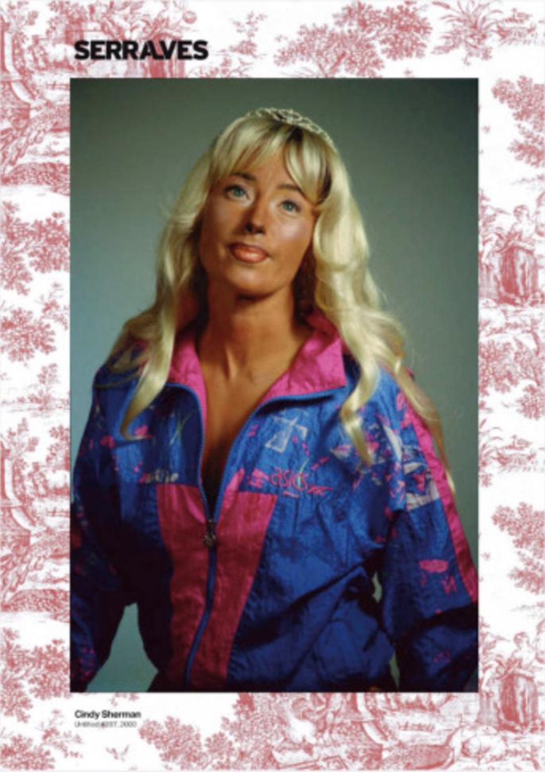 Original Cindy Sherman Exhibition Poster - Tan Leisure Suit Orange Face ...