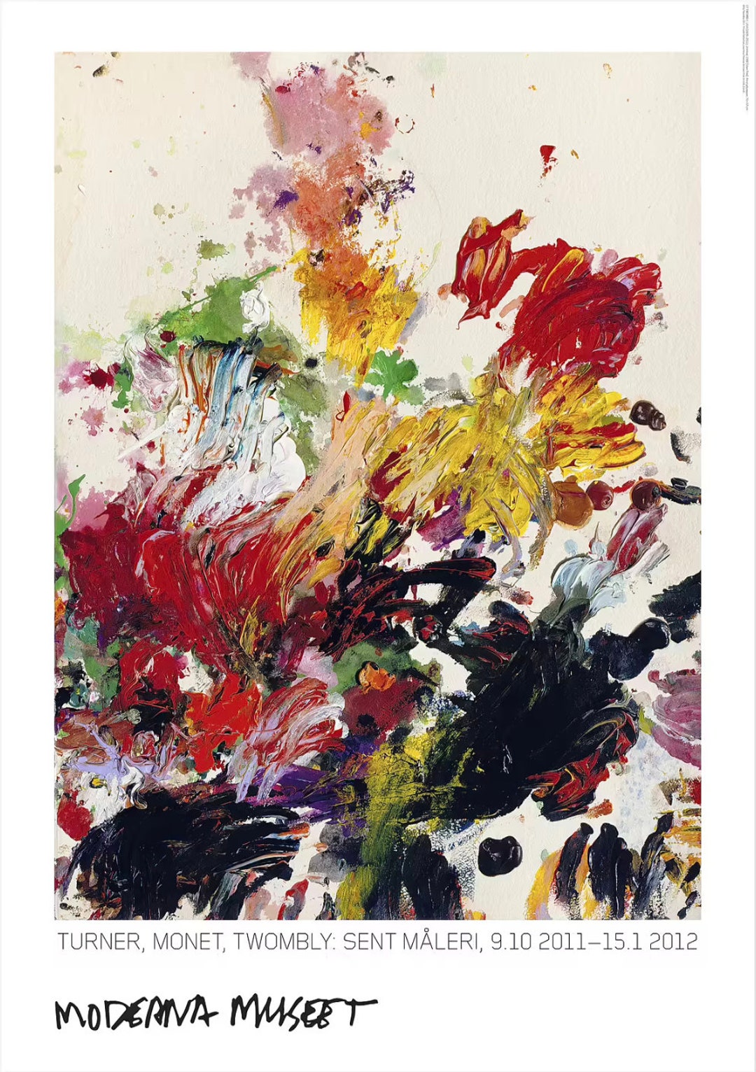 Original Cy Twombly Exhibition Poster - Untitled - Stunning Museum ...