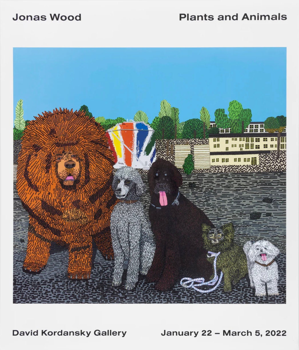 Original Jonas Wood Exhibition Poster Plants and Animals - Etsy Original Jonas Wood Exhibition Poster Plants and Animals - Etsy
