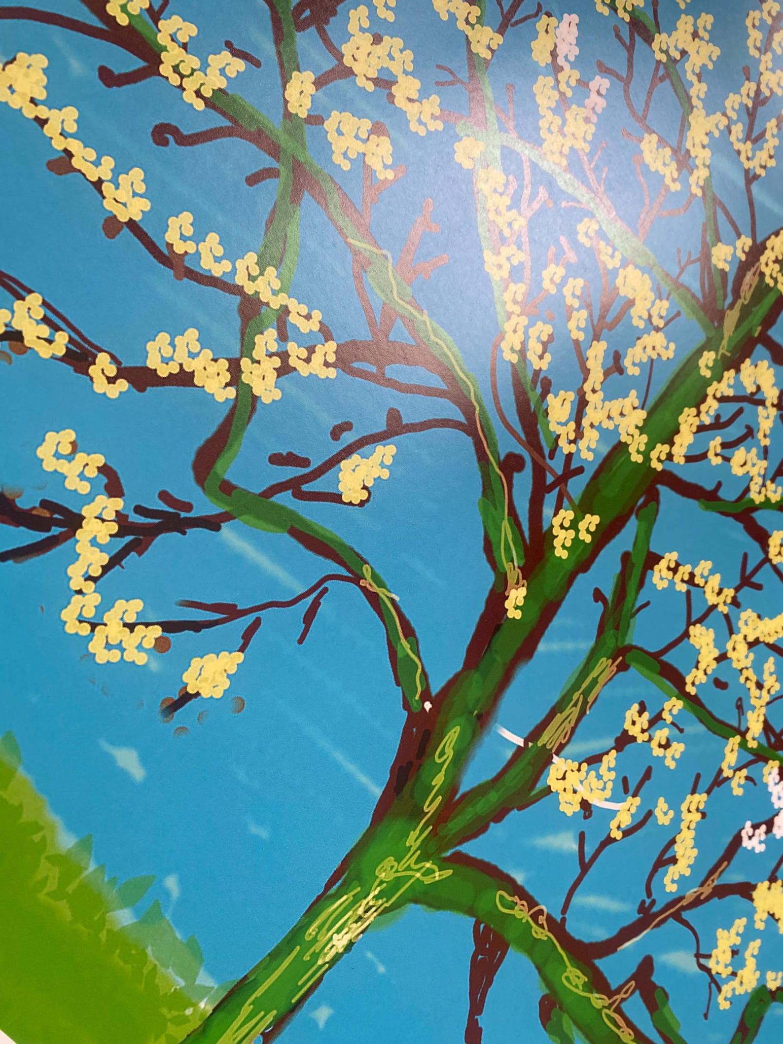 Original David Hockney Poster - Blossom Tree - A Year in Normandie ...