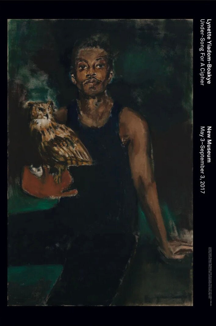 Original Lynette Yiadom-boakye Exhibition Poster - the Matters ...