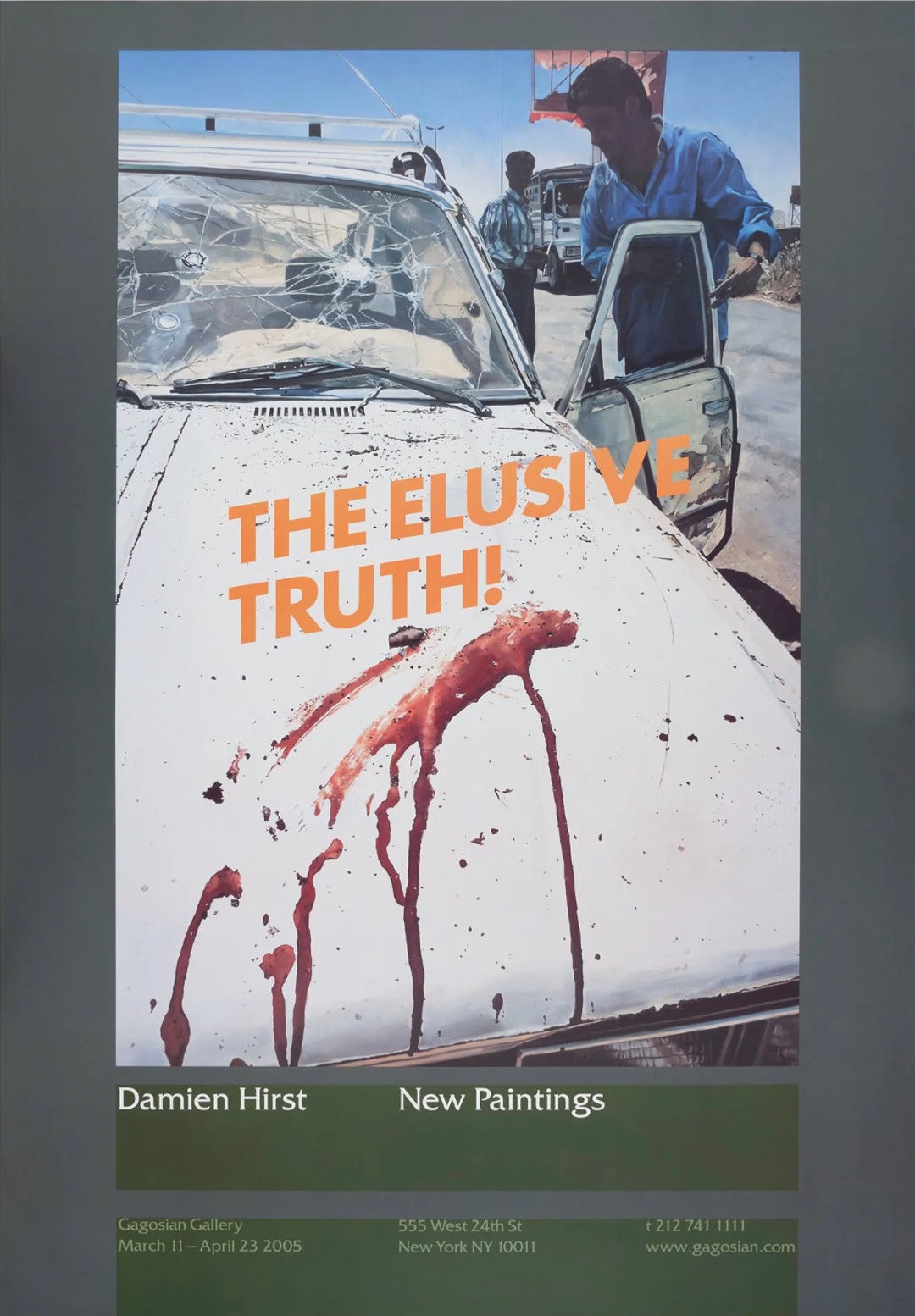 Damien Hirst - the Elusive Truth (aftermath) - Stunning Original Poster ...