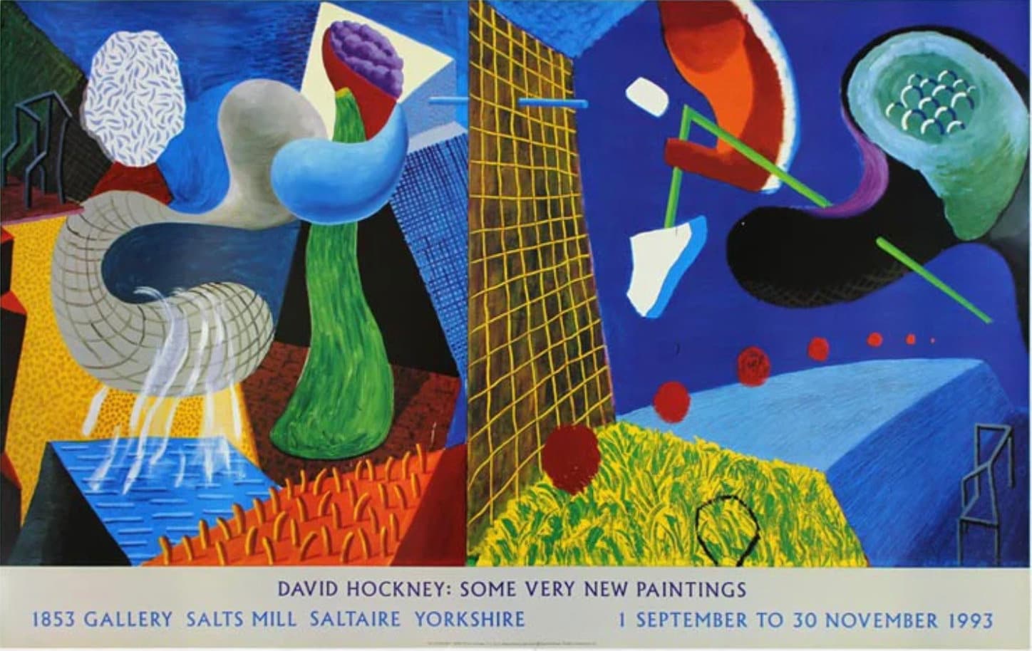 Original David Hockney Exhibition Poster - the Other Side - Museum ...