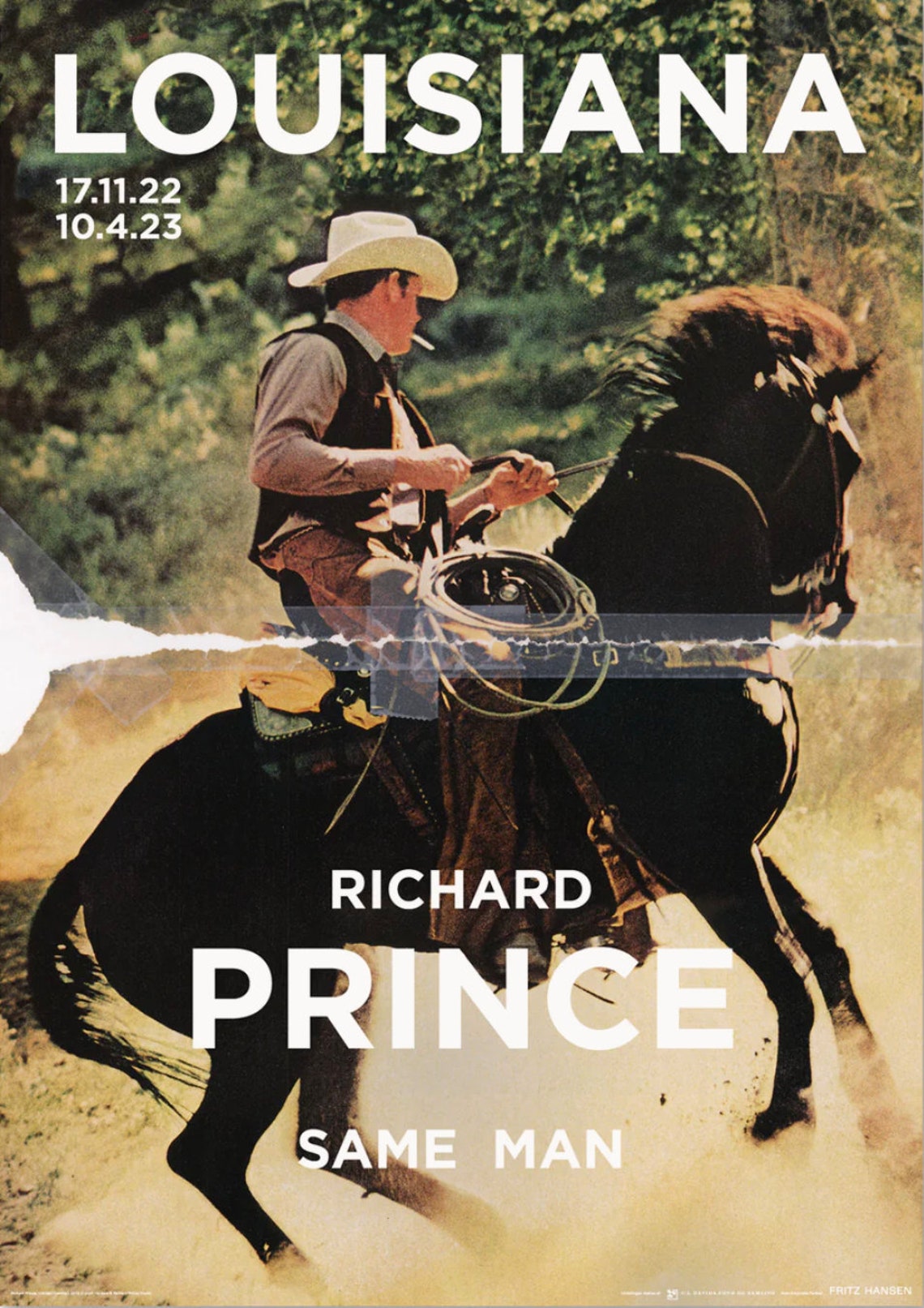Richard Prince - Original Exhibition Poster - Cowboy - Museum Print Pop ...