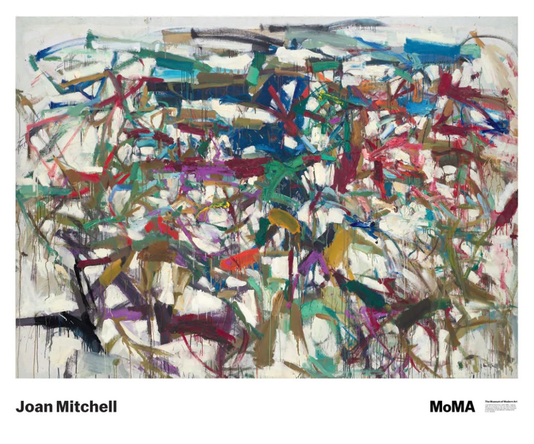 Authentic Joan Mitchell Museum Poster - Ladybug - Stunning Abstract ...