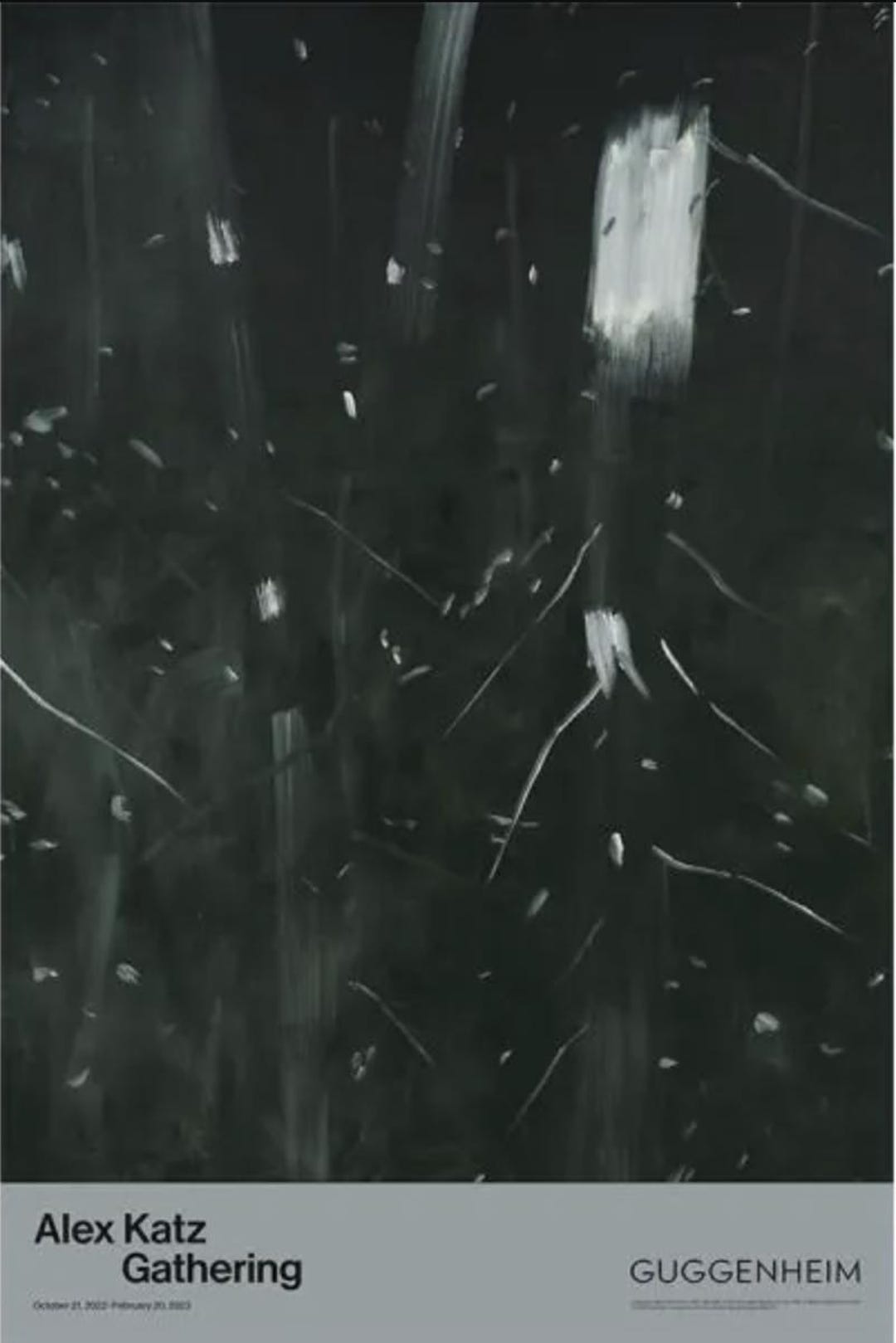 Authentic Alex Katz Exhibition Poster - Crosslight - Official Museum ...