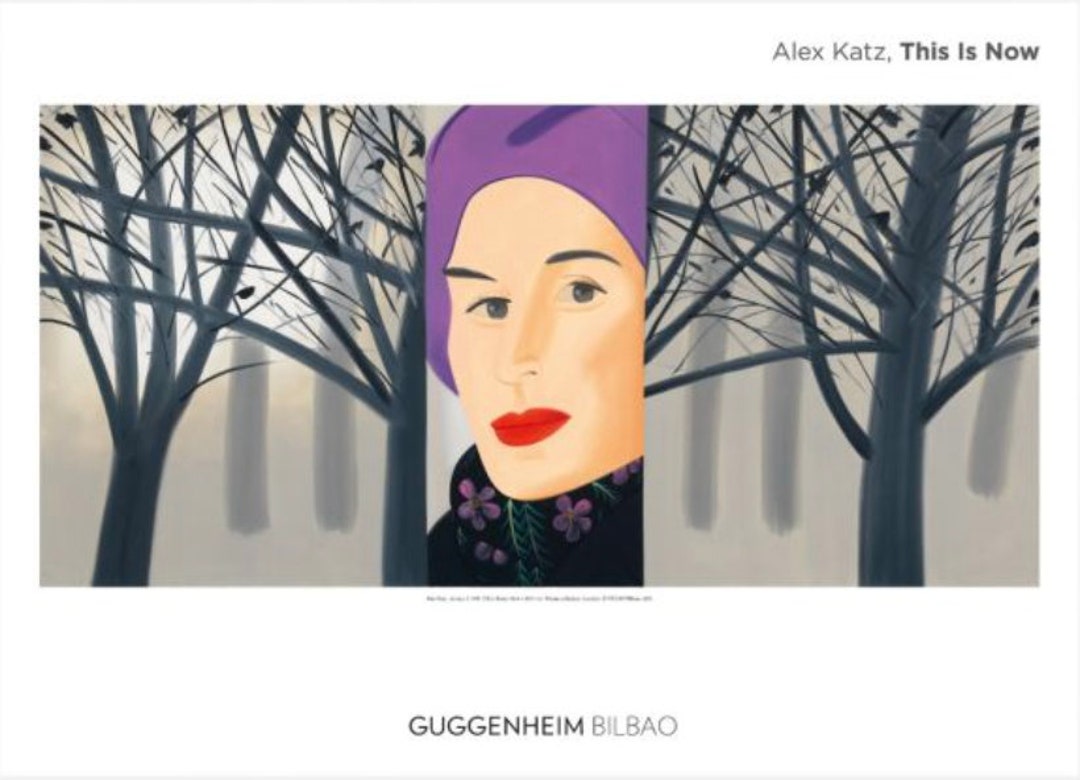 Original Alex Katz Exhibition Poster - January 3 1993 - Stunning ...