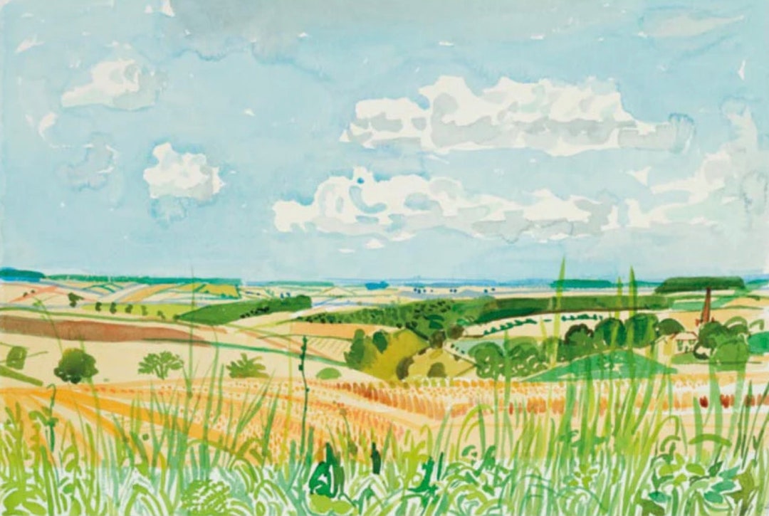 Original David Hockney Poster - Midsummer Yorkshire - Authentic ...