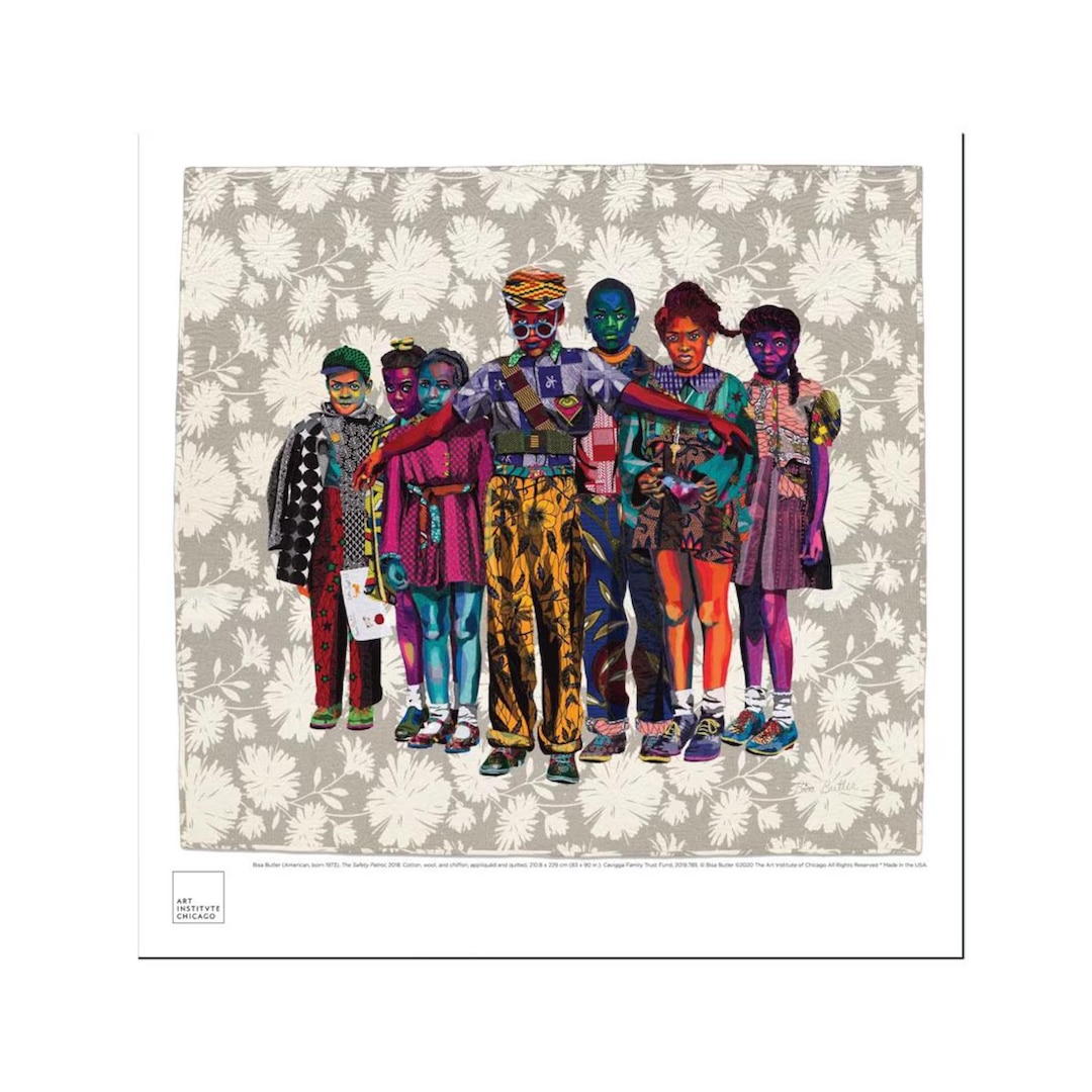 Original Bisa Butler Exhibition Poster - the Safety Patrol - Authentic ...