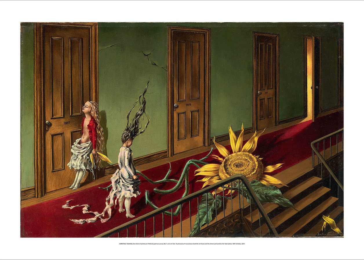 Original Dorothea Tanning Exhibition Poster - Eine Kleine Nachtsmusik ...