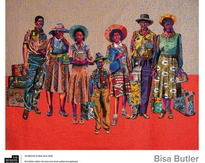 Original Bisa Butler Exhibition Poster - the Warmth of Other Sons ...