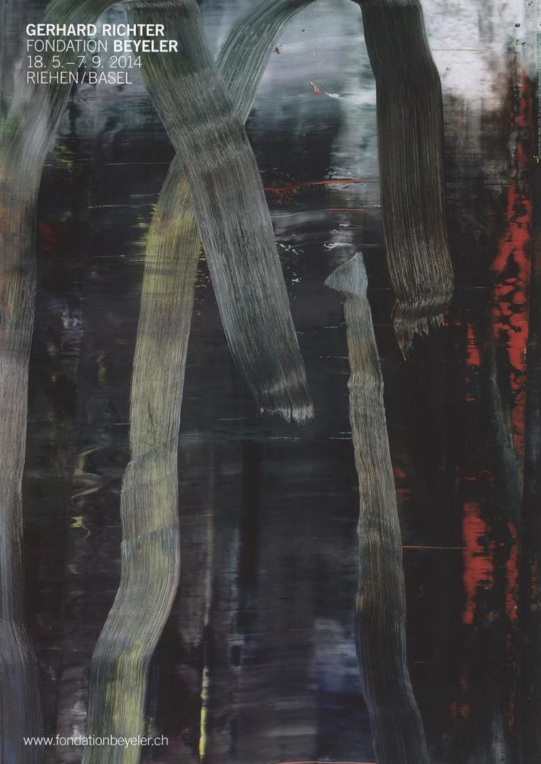 Vintage Gerhard Richter Poster - Wald Forest - Stunning Authentic Original Museum Print - Etsy