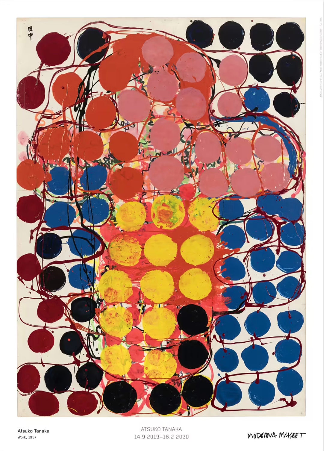 Original Atsuko Tanako Exhibition Photo Work Stunning Museum Poster ...