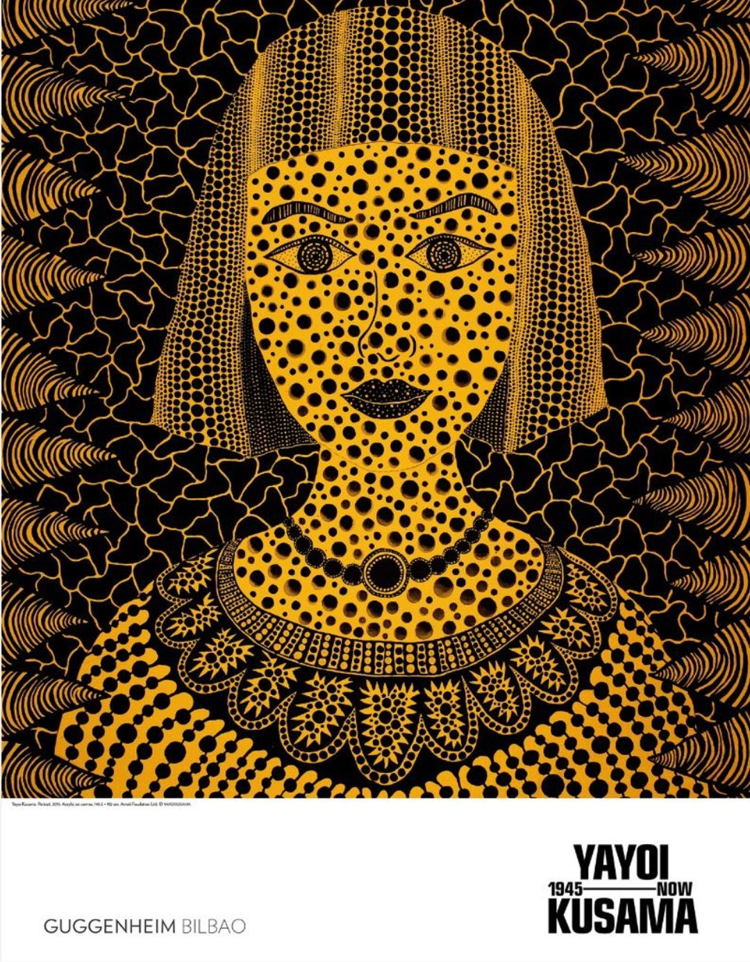 Authentic Yayoi Kusama Exhibition Poster Portrait Fabulous Museum Print ...