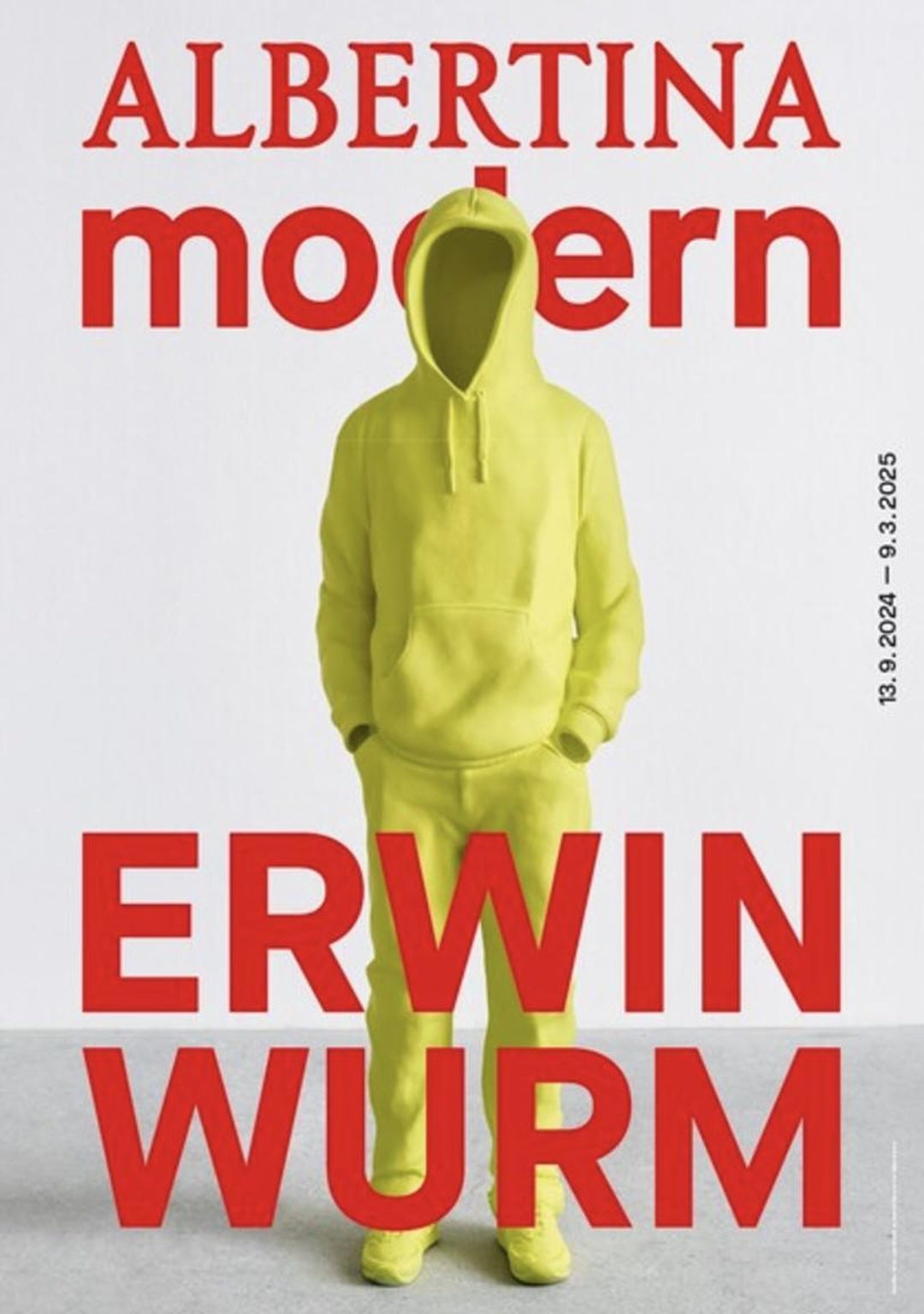 Authentic Erwin Wurm Exhibition Poster - Sculptor - Official Museum ...