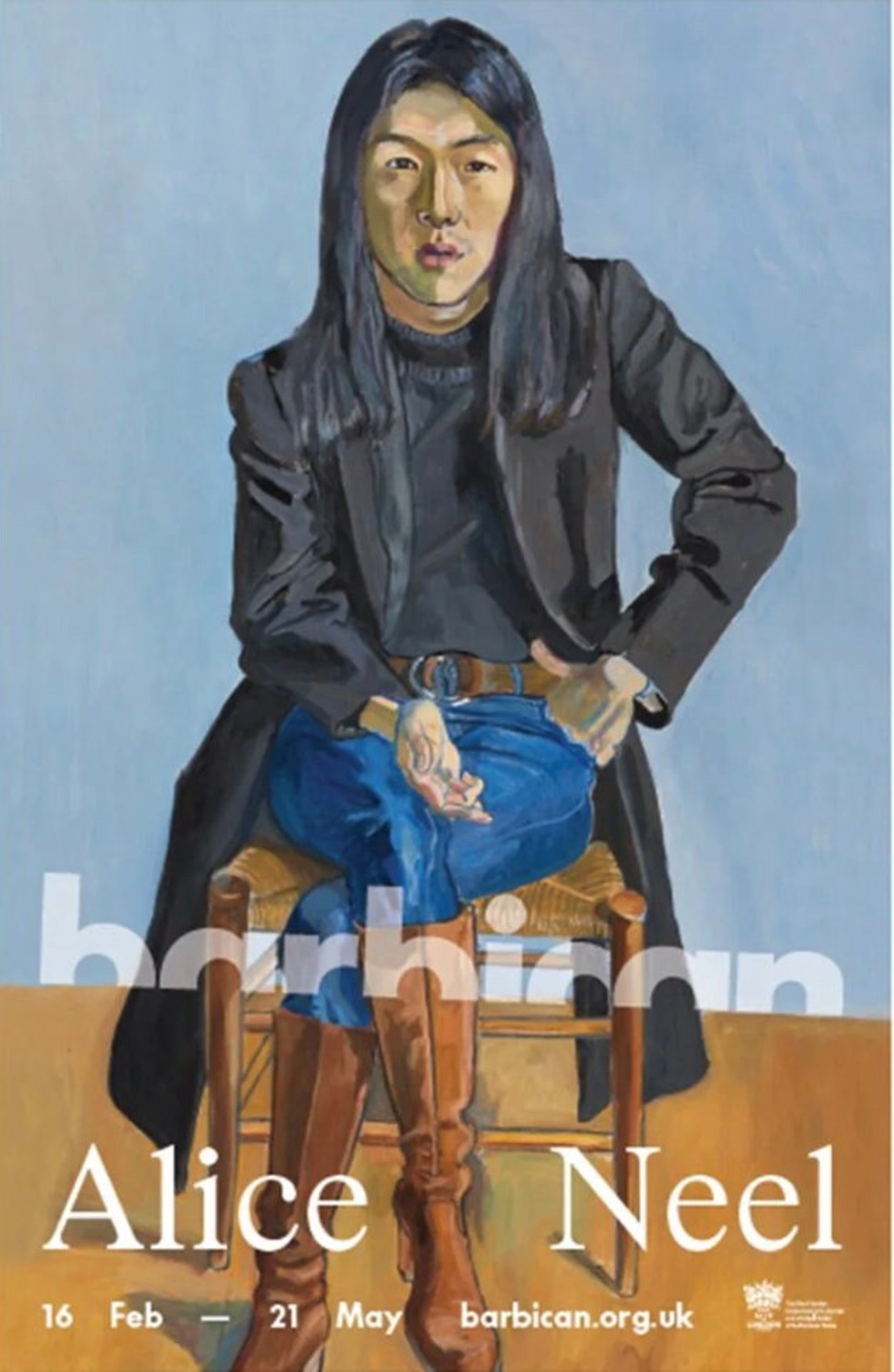 Original Alice Neel Exhibition Poster - Hot off the Griddle - Stunning ...